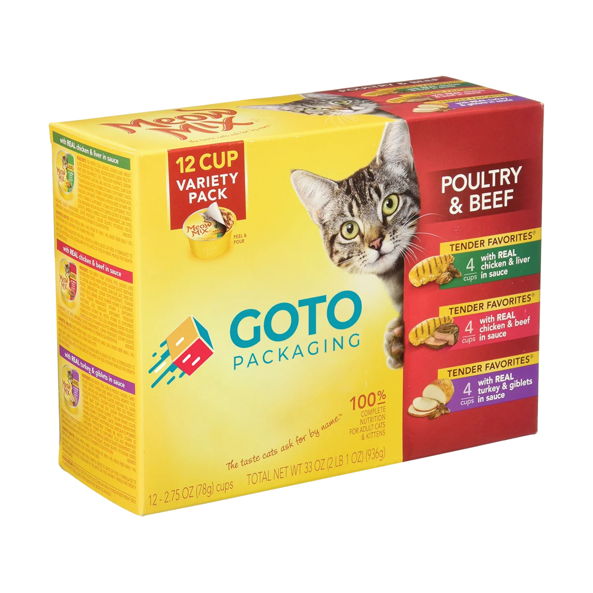 Cat Food Boxes - Goto Packaging Australia