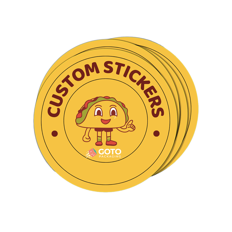 Custom Business Stickers no minimum orders - Goto Packaging Australia